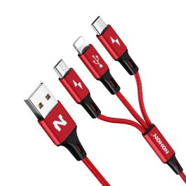Nohon 3-in-1 USB latauskaapeli hintaan 9,95
